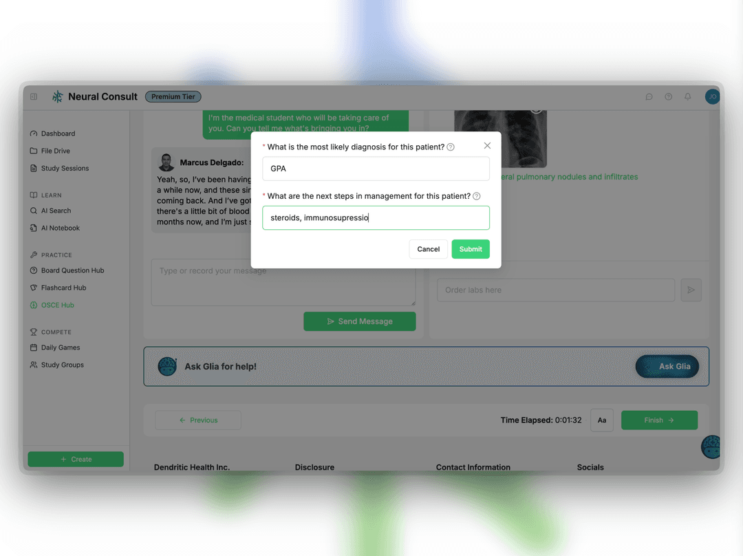 Clinical Case Simulation