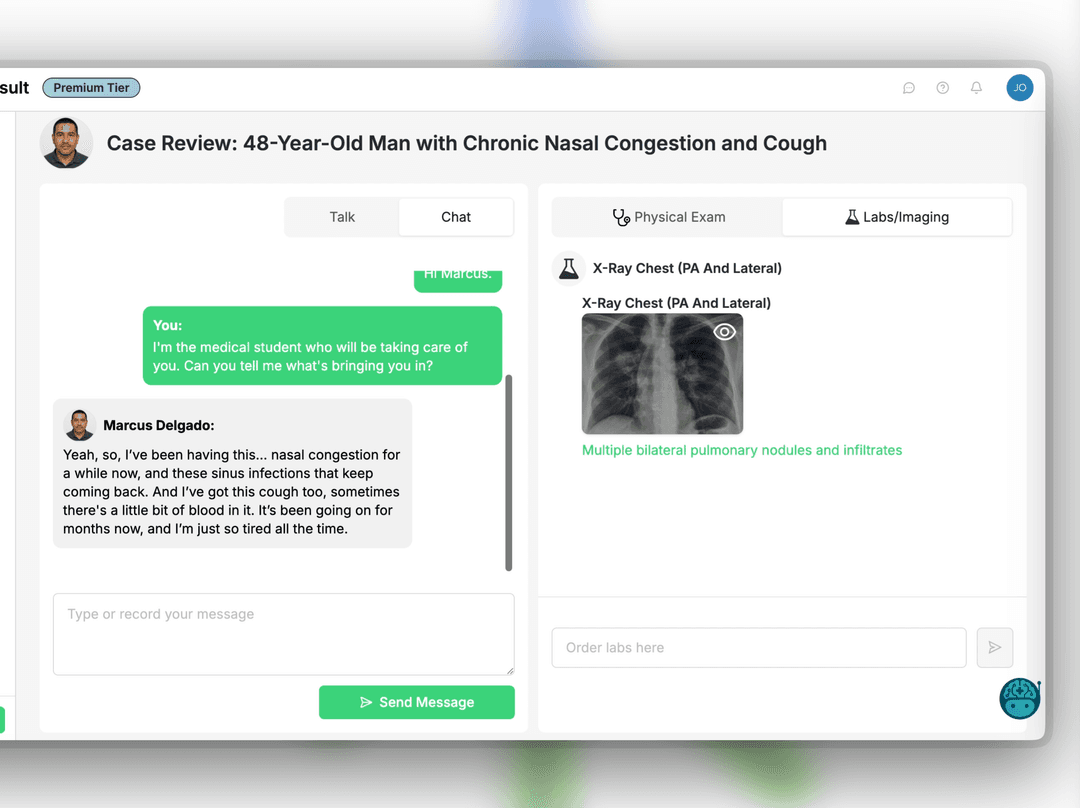 AI Patient Simulator for Medical Training